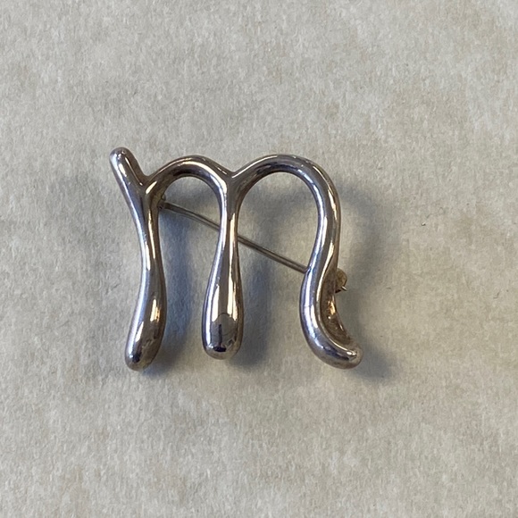 Tiffany & Co. | Jewelry | Tiffany Co Elsa Peretti Letter M Initial ...